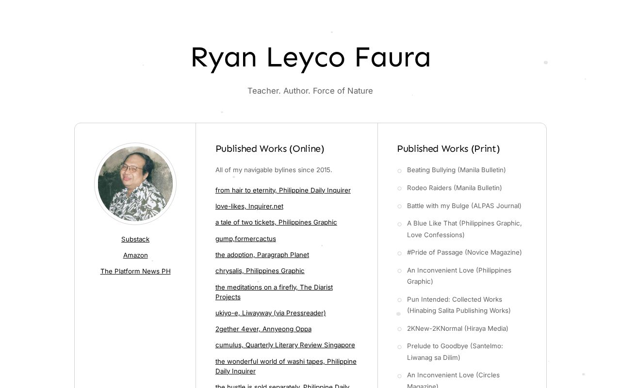 Ryan Leyco Faura